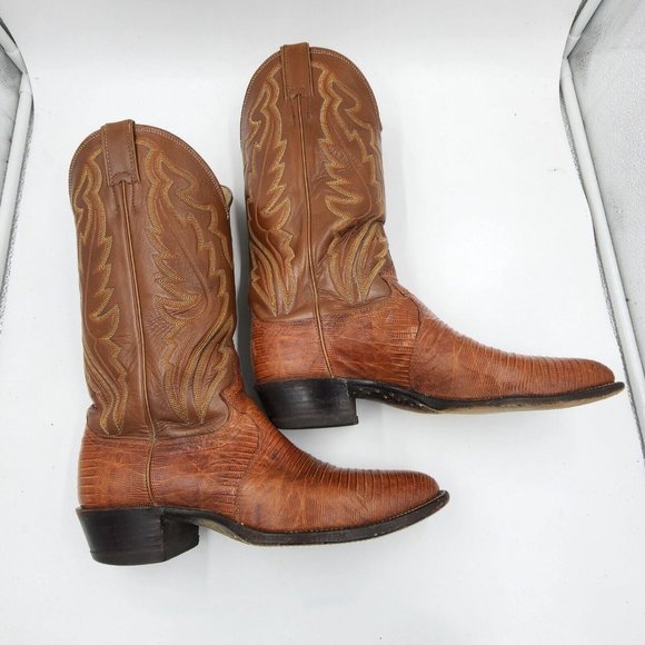 Justin Boots | Shoes | Justin 833 Mens Exotic Western Boot Size 9d ...